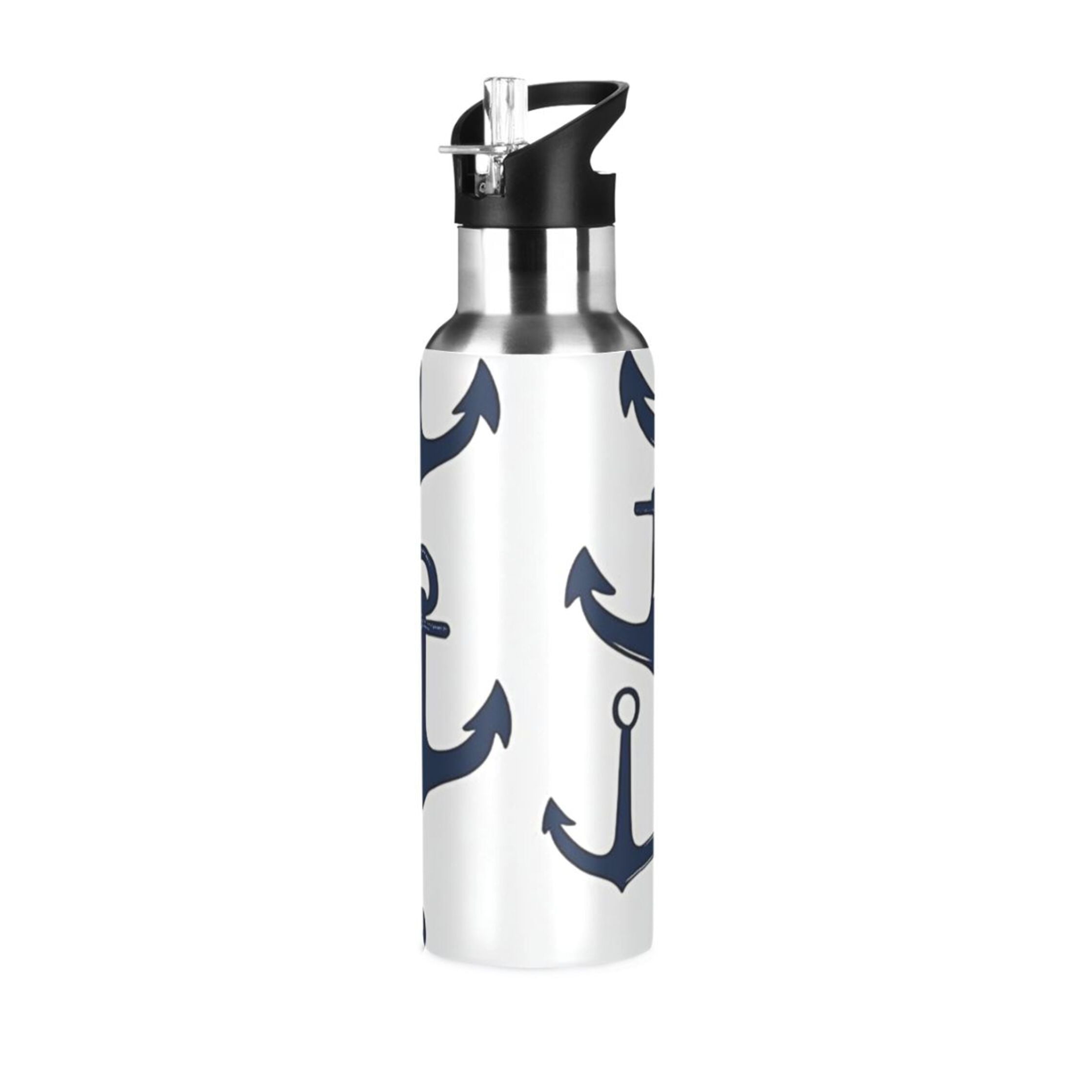 Anchor Variety Design 600ml Double Walled Stainless Steel LeakProof ...