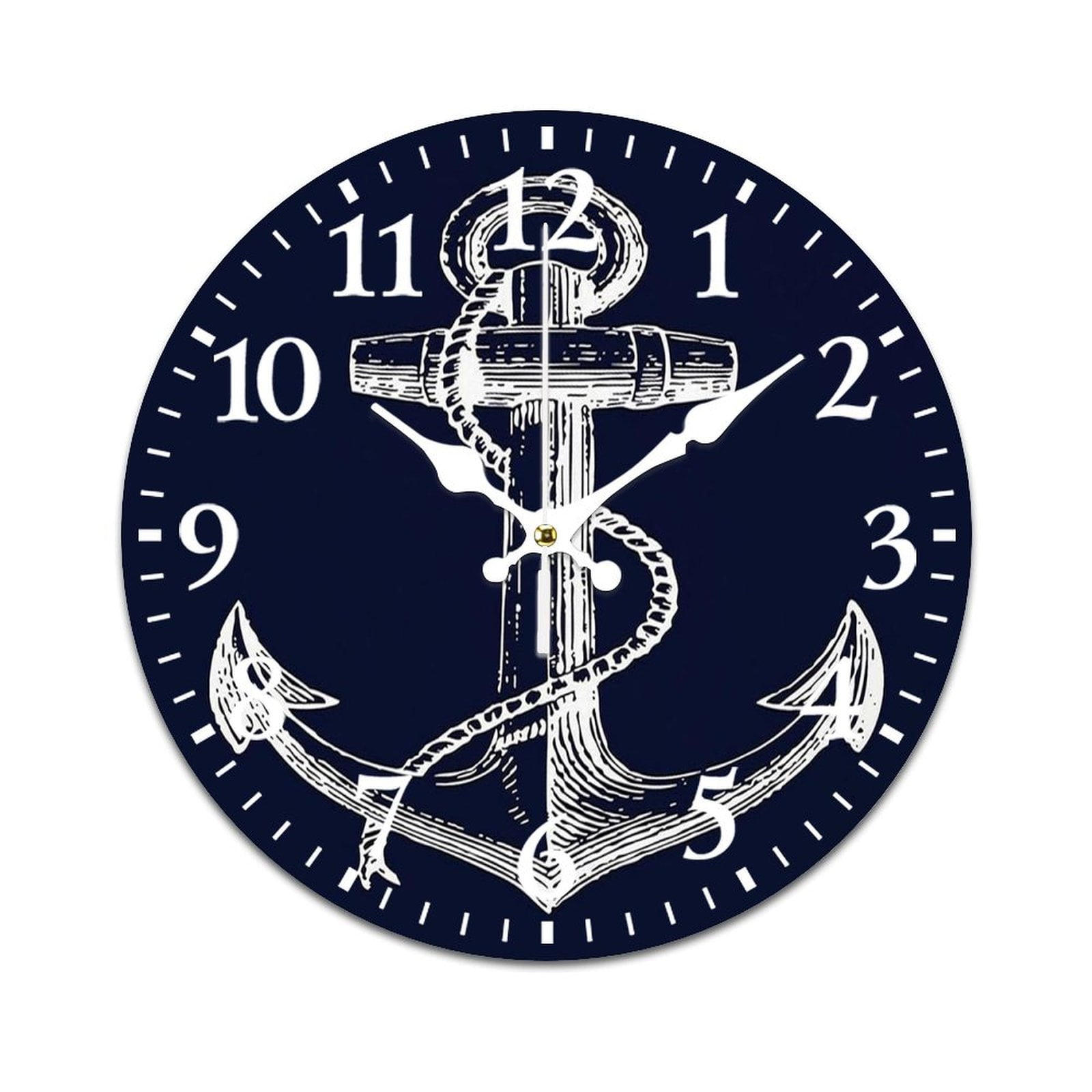 Anchor Wall Clock Modern Design Clocks Wall Hanging Home Office School ...