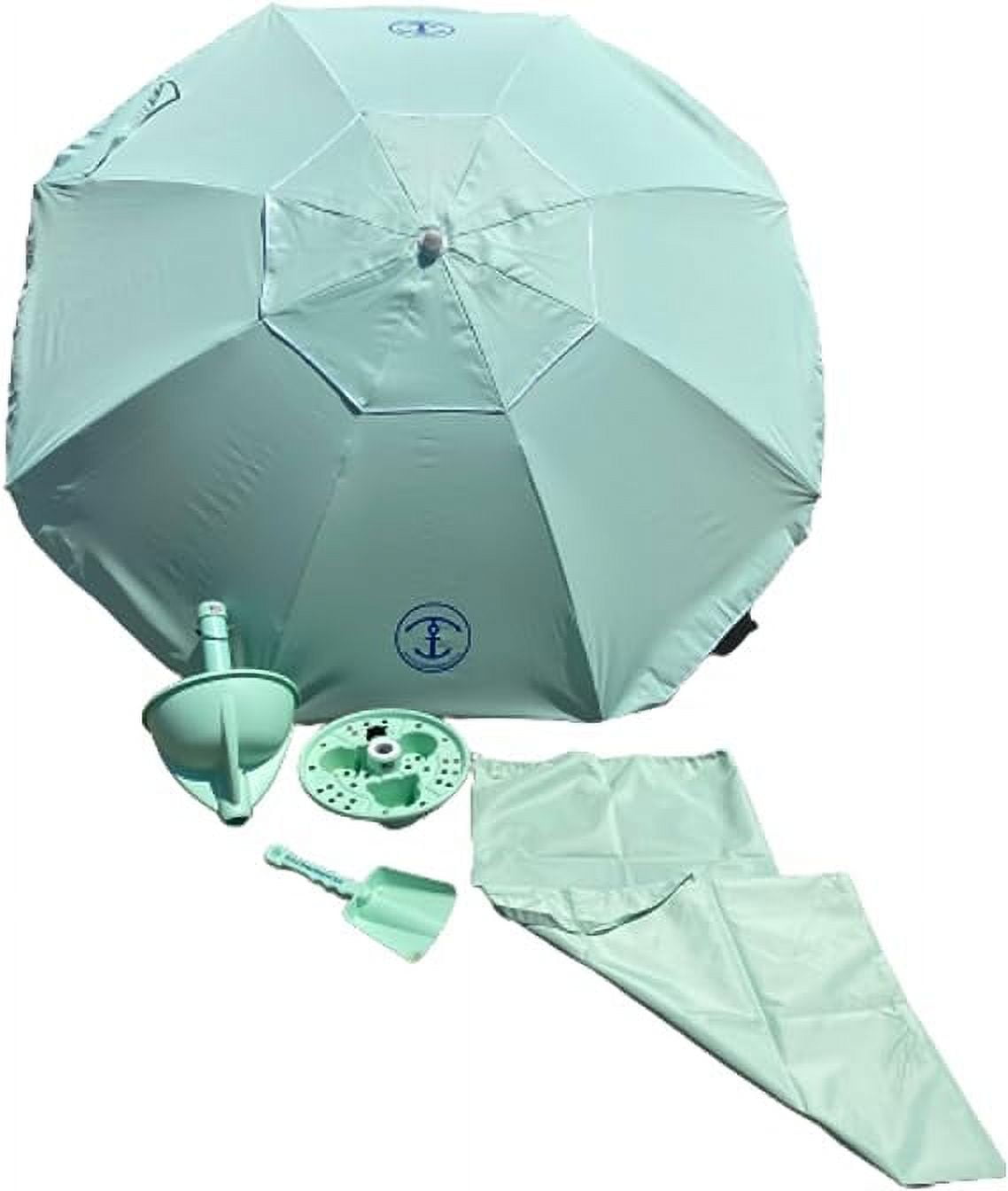 Anchor Works All-In-One Beach Umbrella System - Includes AnchorONE Sand ...