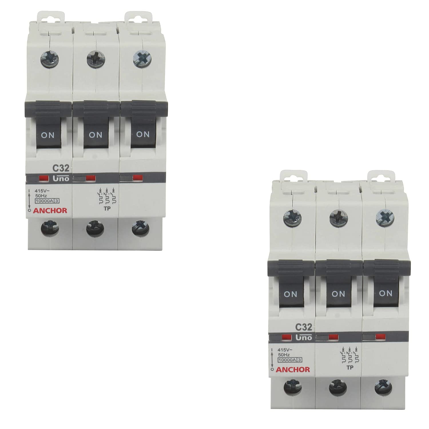 Anchor by Panasonic UNO 32 Amp Triple Pole C Curve MCB ISI Marked ...