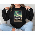 Anchorage Alaska Skyline Retro Travel Scenic Landscape Sweatshirt ...