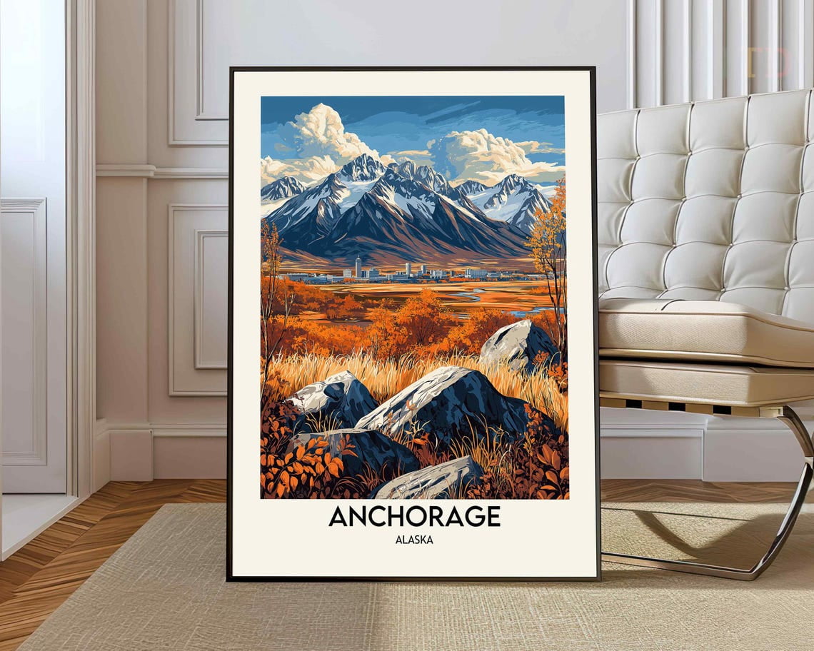 Anchorage Poster, Anchorageanchorage Print, Anchorage Photo, Anchorage ...