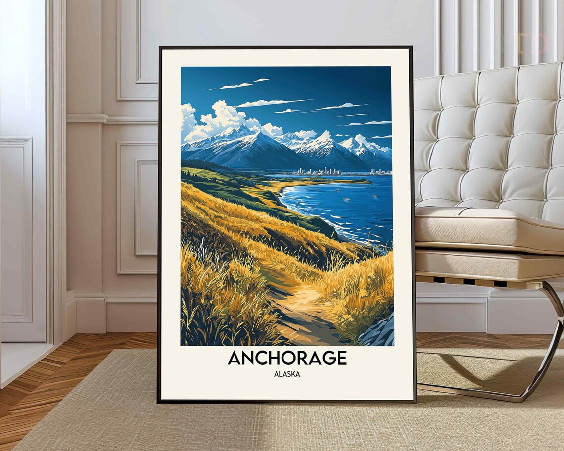 Anchorage Poster, Anchorageanchorage Print, Anchorage Photo, Anchorage ...