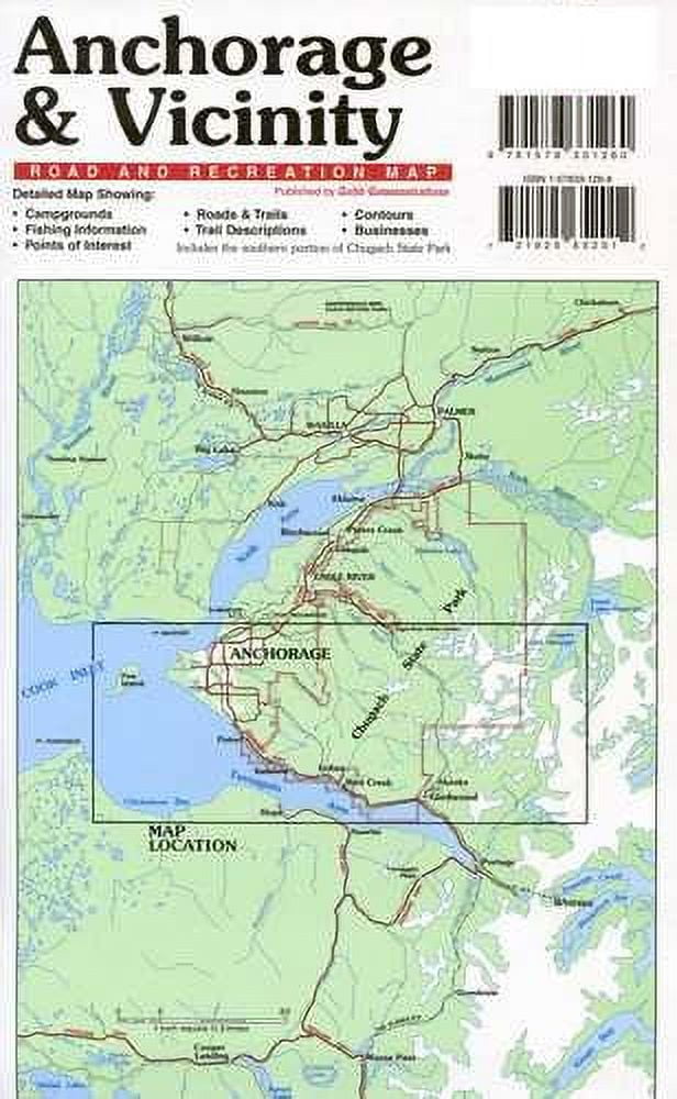 Anchorage Road & Recreation Map - Walmart.com