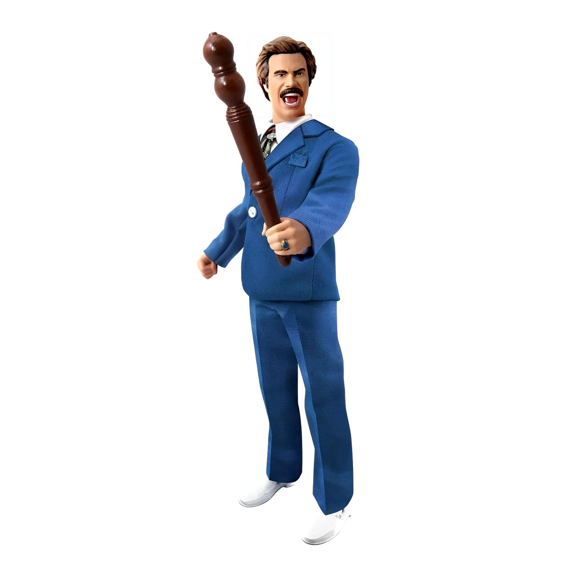 Anchorman 8" Retro Style Action Figure: Battle Ready Ron Burgundy ...