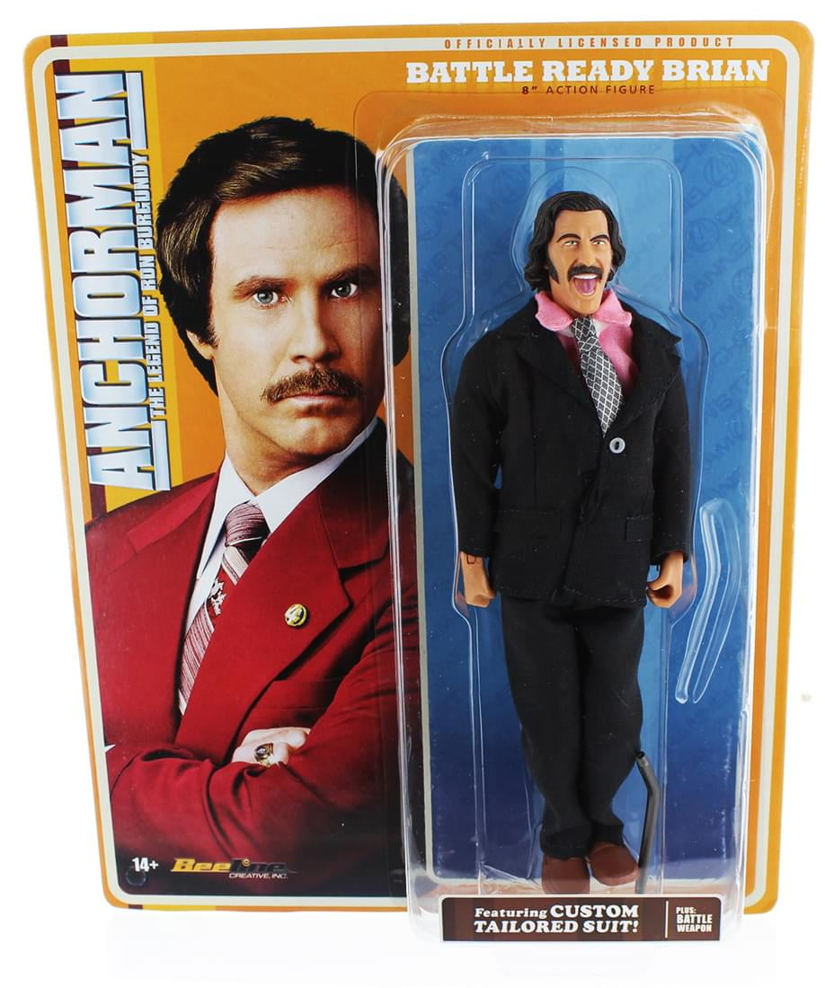 Anchorman 8-Inch Action Figure: Battle Ready Brian - Walmart.com