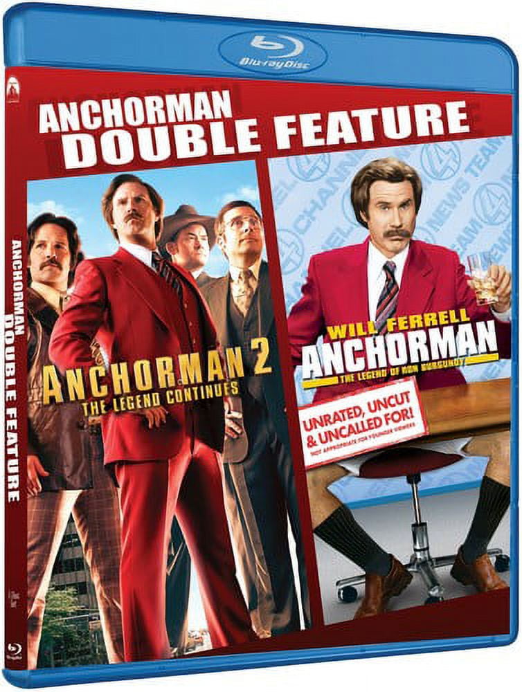 Anchorman Double Feature (Blu-ray) - Walmart.com
