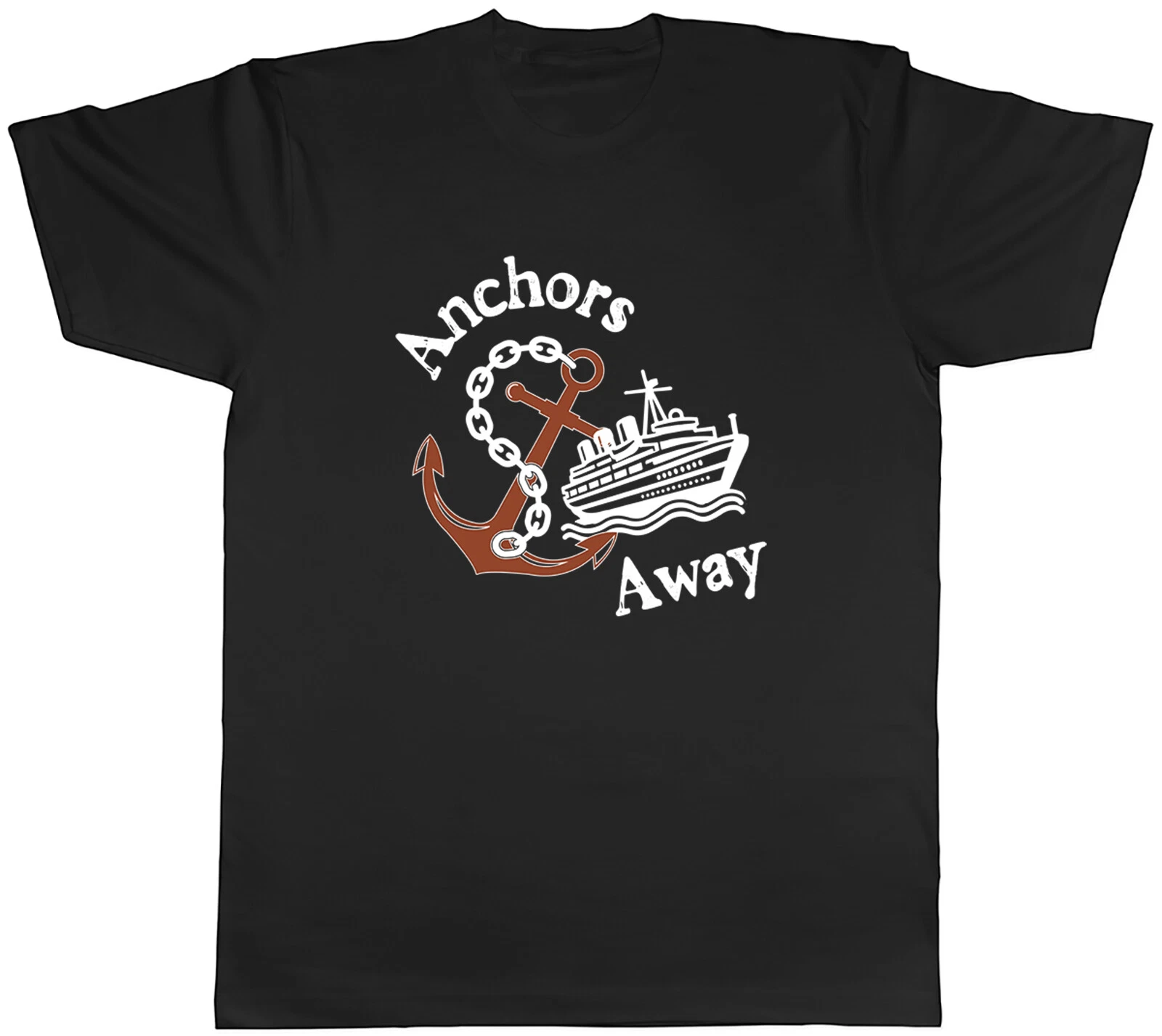 Anchors Away Funny Cruise Ship Vacation Holiday Nautical Hobby Design ...