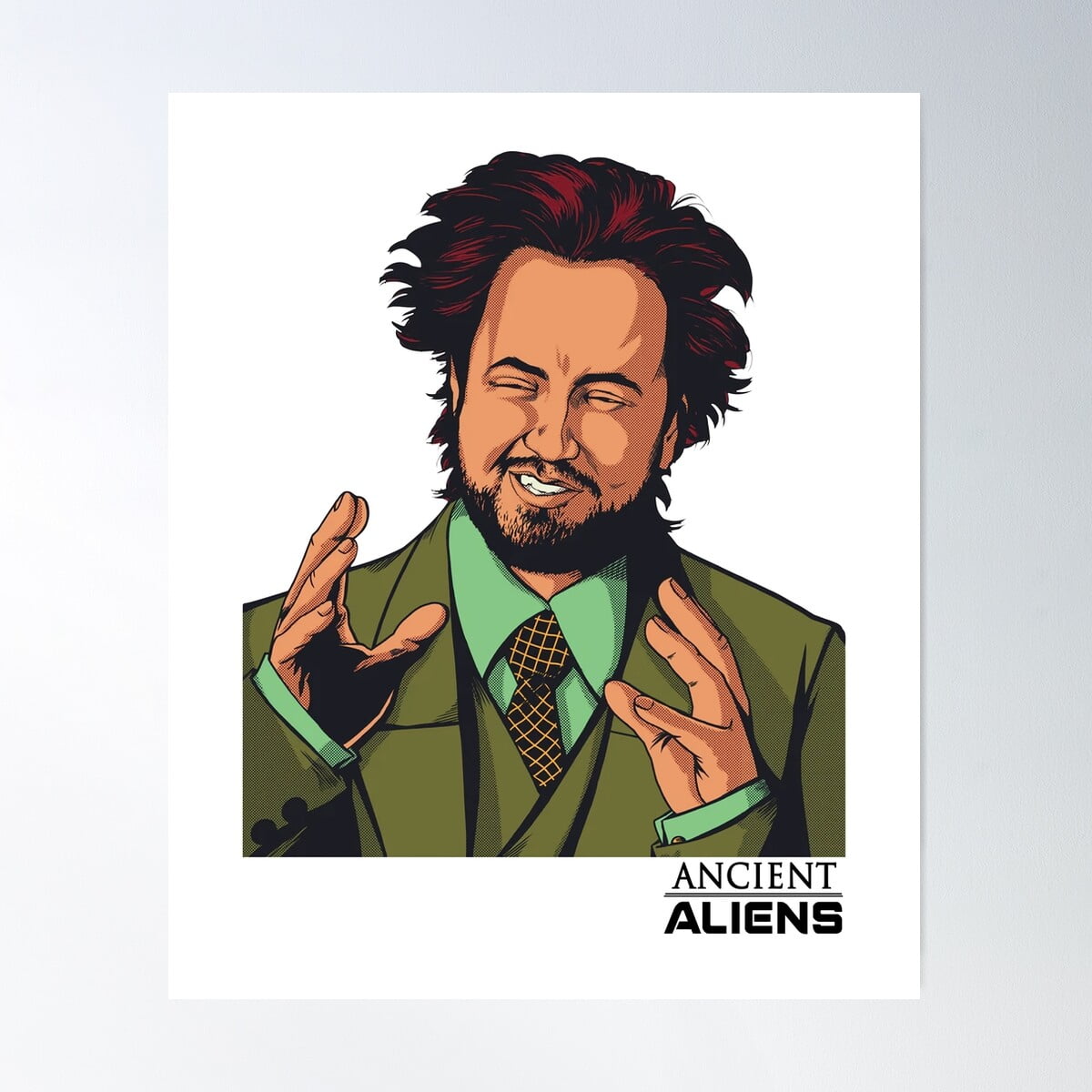 Ancient Aliens Giorgio Poster Wall Art, Modern Wall Decor For Living ...