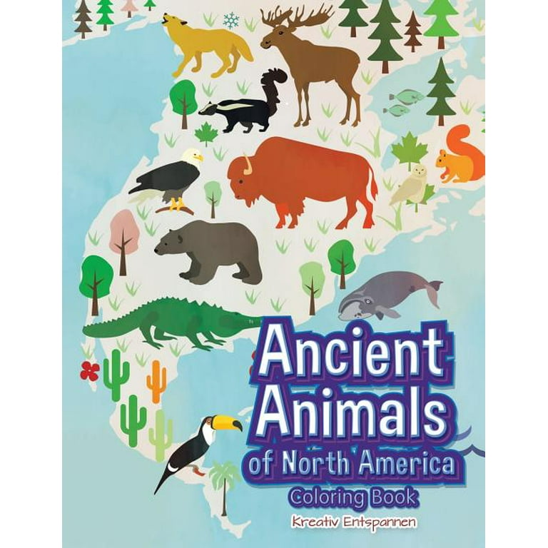 north american wildlife coloring book