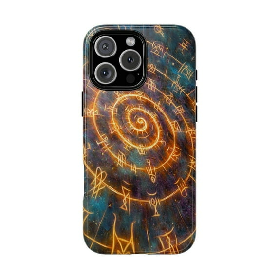 Ancient Archaic Symbols in a Runic Spiral Case for iPhone 11,12,13,14 ...