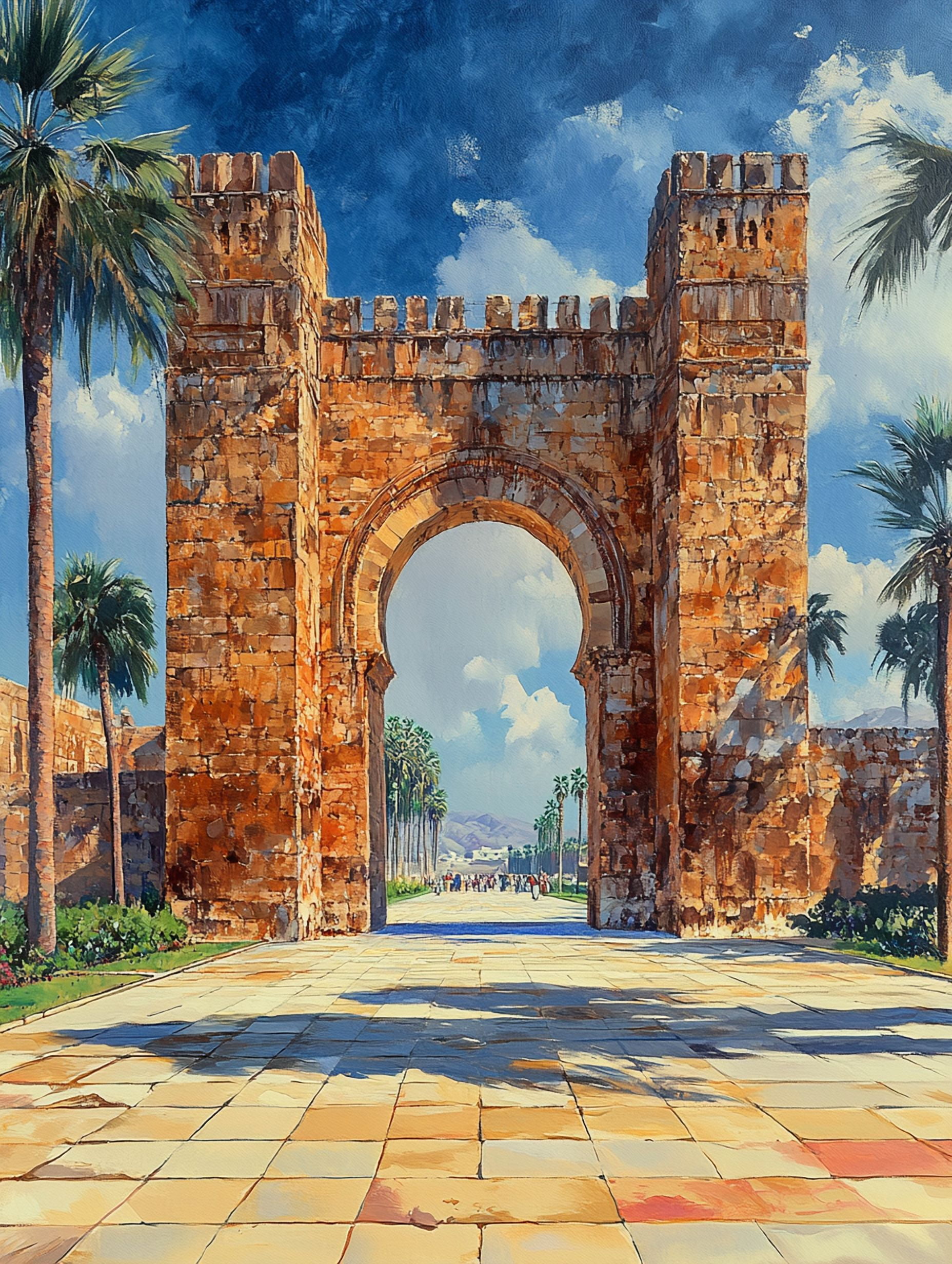Ancient Archway Canvas Print/Wall Art Suitable for Living Room Office ...