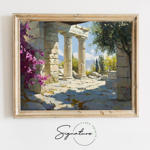 Ancient Athens Stone Alcove, Romantic Rustic, Vintage Greek ...