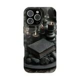 Ancient Black Book Ritual Gothic Dark Fantasy Artistic Artwork Phone ...