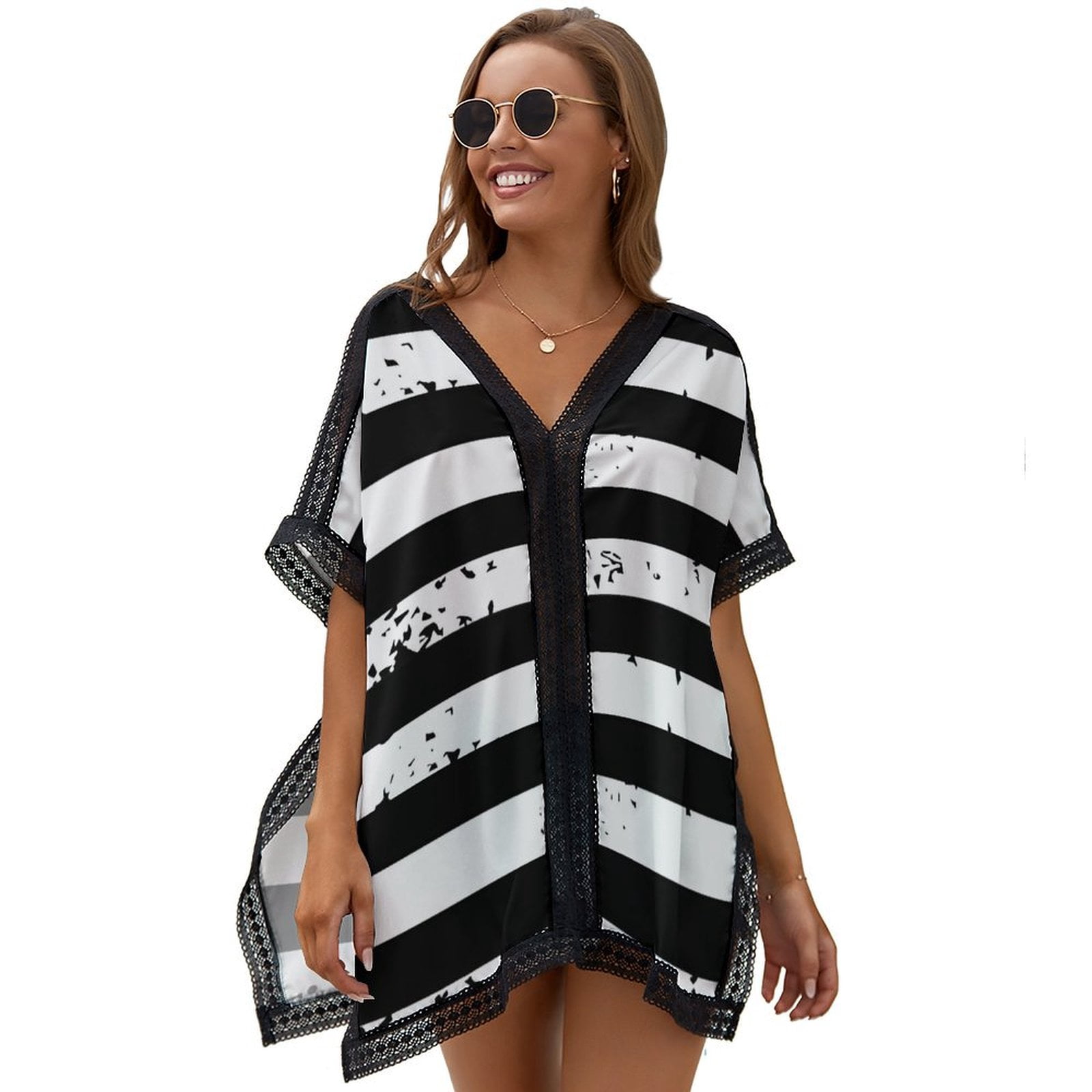 Ancient Black Women's Swimsuit Coverup Summer Beach Cover Up Bathing ...