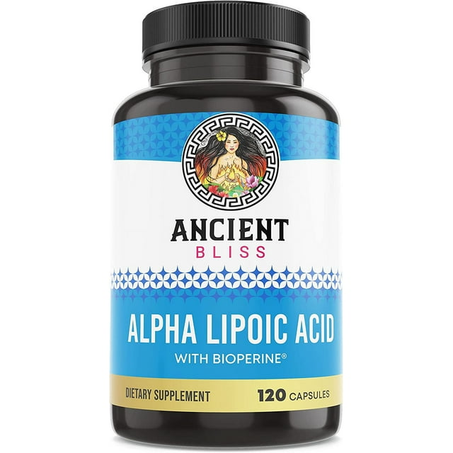 Ancient Bliss Alpha Lipoic Acid Supplement, Antioxidant and Energy ...