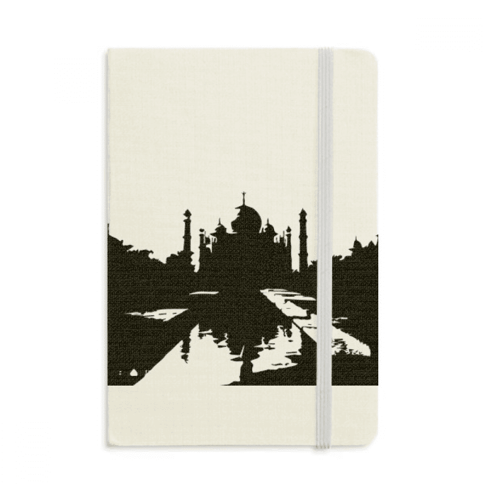 Ancient Buildings Taj Mahal Notebook Official Fabric Hard Cover Classic ...