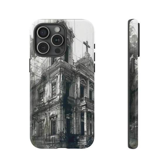 Ancient Cathedral Gothic Chapel Architecture Historic Art Phone Case ...