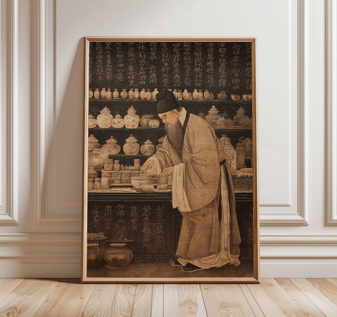 Ancient Chinese Traditional History Vintage Asian Cultural Heritage ...