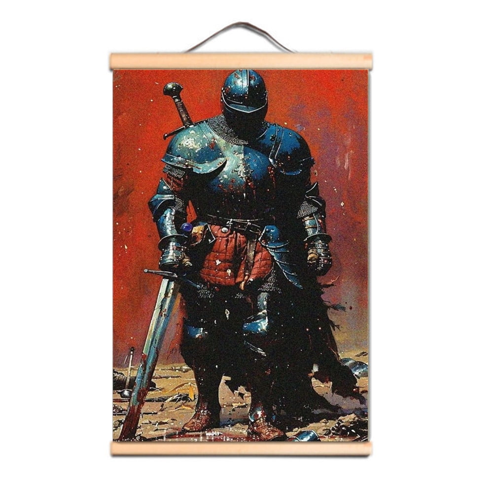 Ancient Christ Warrior Wall Art Posters and Prints Wall Hanging Flag ...