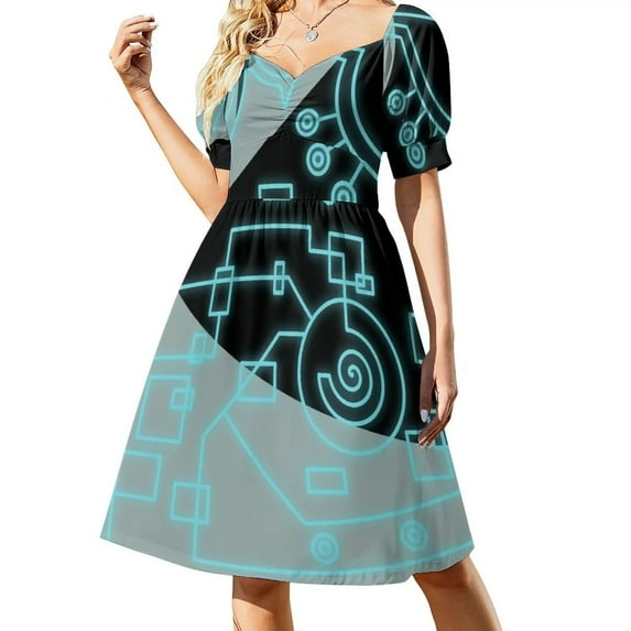 Ancient Circuits Dress purple dress dress summer 2024 women dress ...