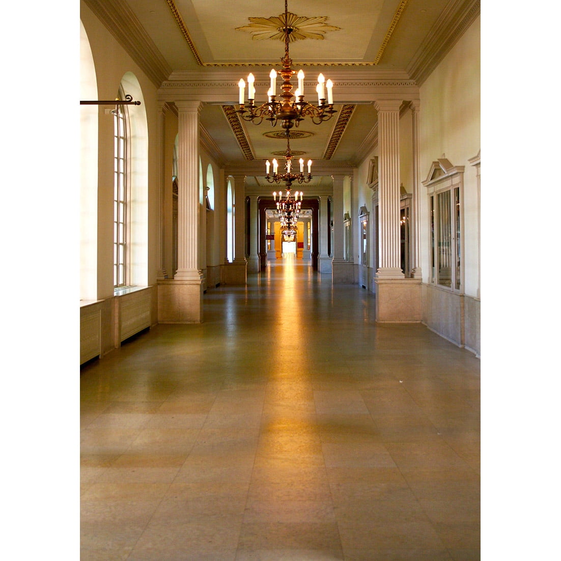 Ancient Colonnade Photography Backgrounds Arch Hall Column Portrait ...