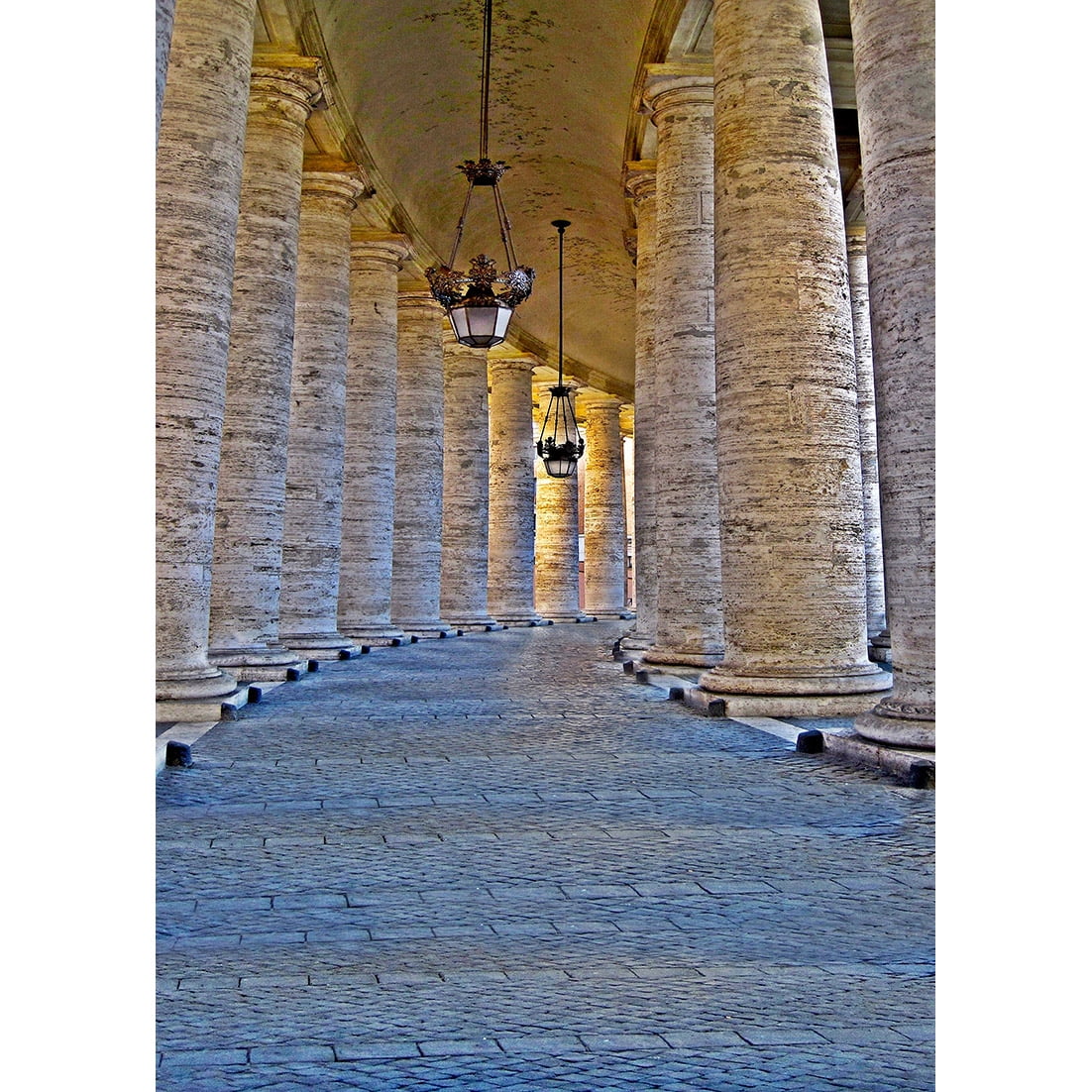Ancient Colonnade Photography Backgrounds Arch Hall Column Portrait ...