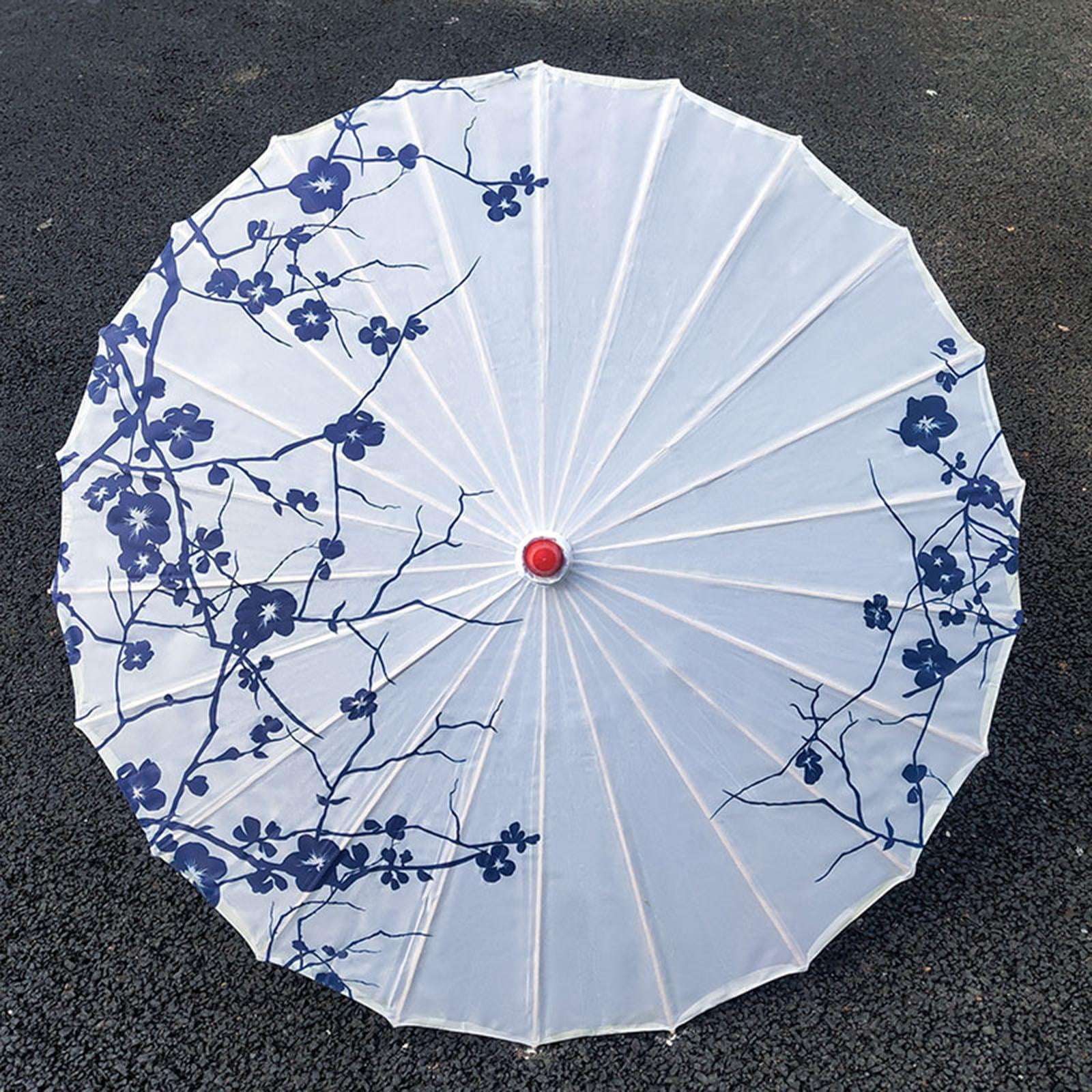 Ancient Dance Umbrella 32 inch Windproof Oil Paper Parasol Chinese ...