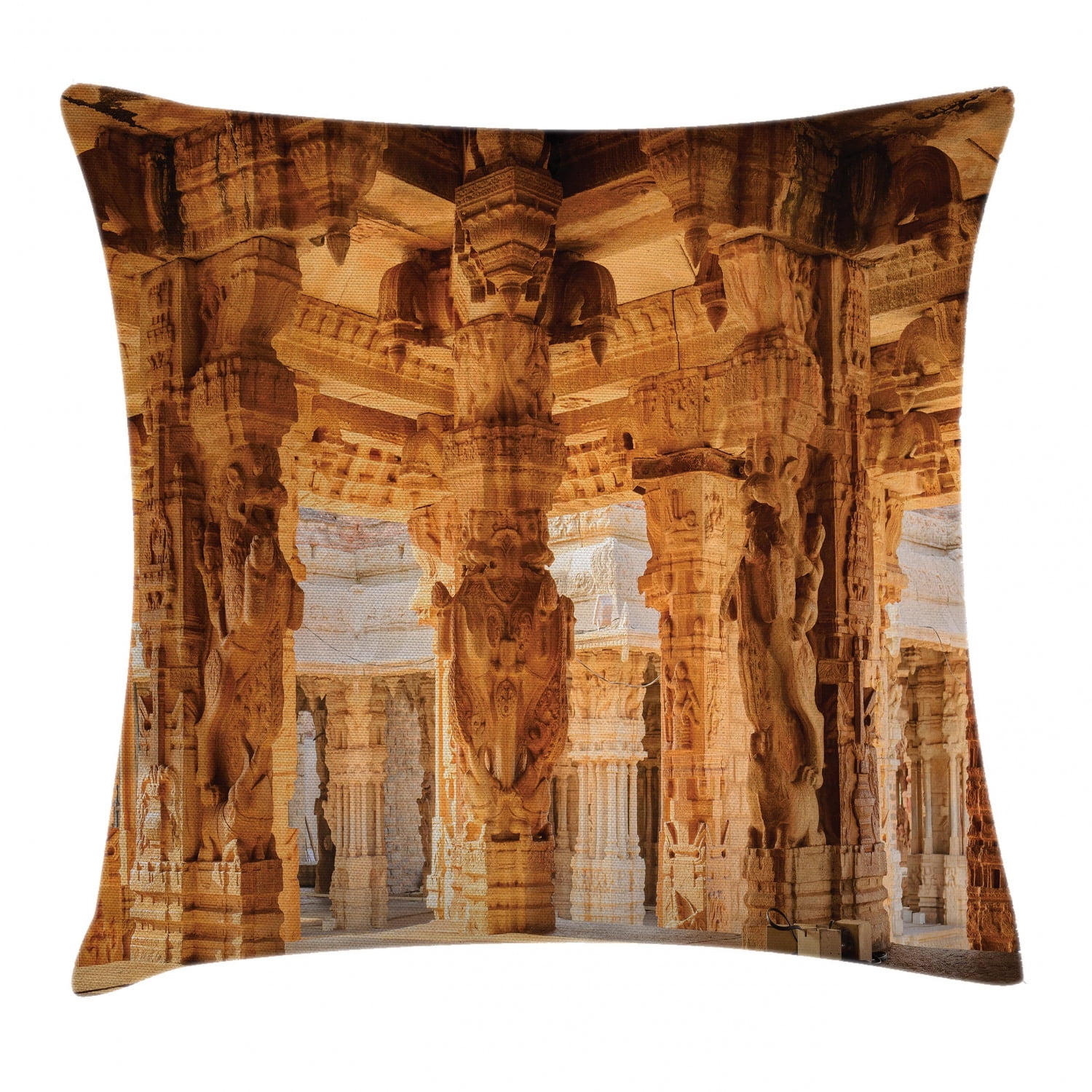 Ancient Decor Throw Pillow Cushion Cover, Historical Columns ...