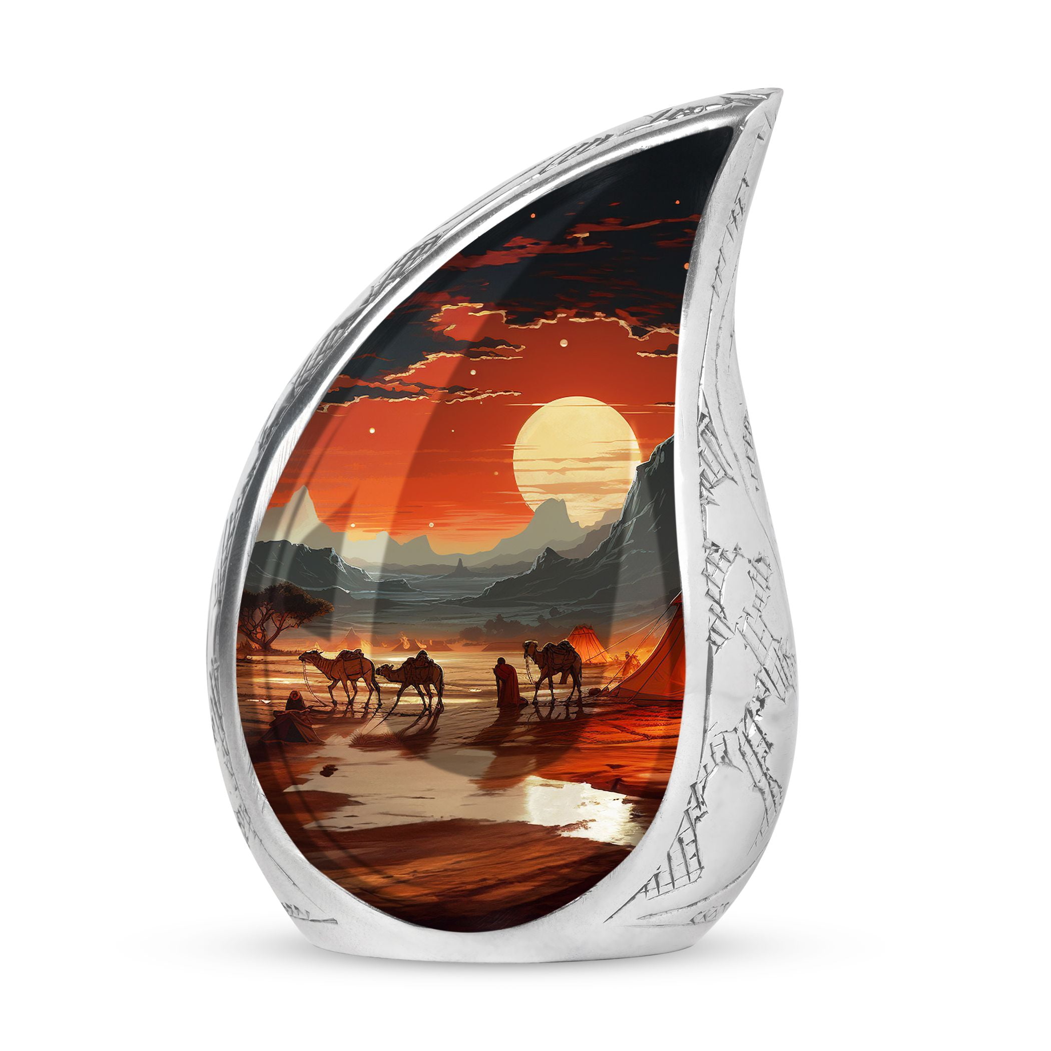 Ancient Desert Caravans Small Urns for Human Ashes Keepsake, Cremation ...