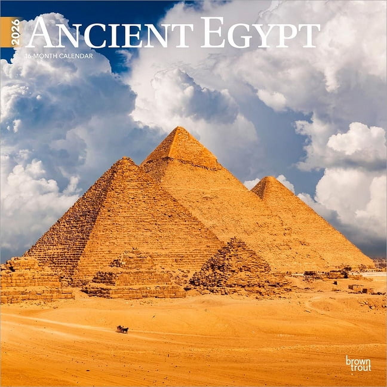 Ancient Egypt 2026 12 X 24 Inch (Hanging) Monthly Square Wall Calendar ...