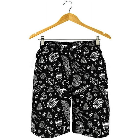 Ancient Egypt 3D Print Beach Shorts Men Egyptian Murals Graphics Surf ...