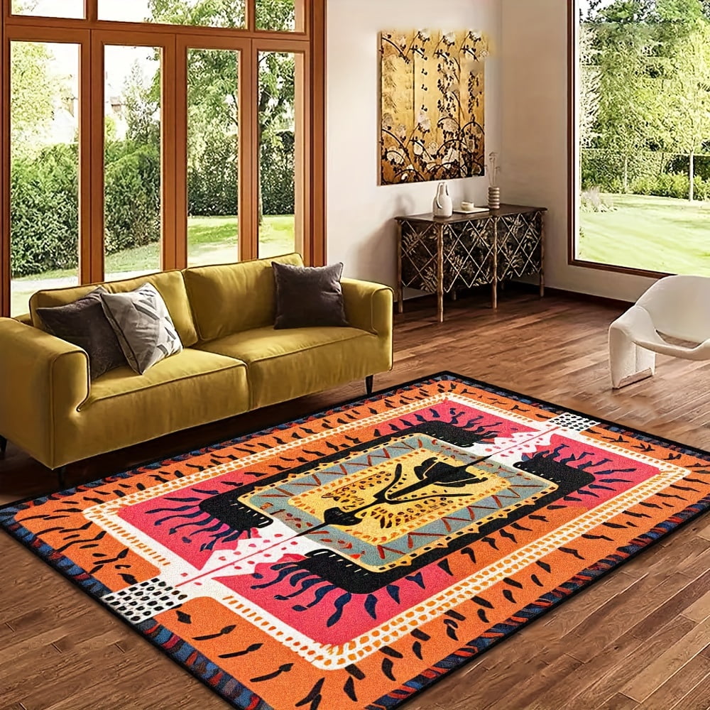 Ancient Egypt Abstract Carpet and Rug for Living Room Mat Colorful ...