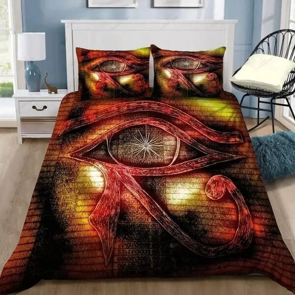 Ancient Egypt Anubis Duvet Cover Set Egyptian Symbol Culture Bedding