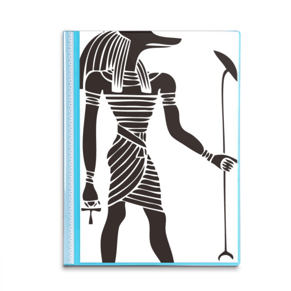 Ancient Egypt Anubis Totem Fresco Book Sheet Protectors Portfolio ...
