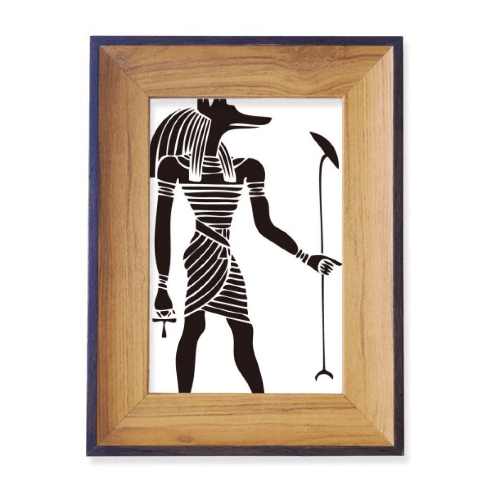 Ancient Egypt Anubis Totem Fresco Photo Frame Exhibition Display Art ...