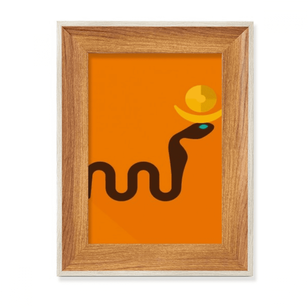 Ancient Egypt Cobras Pattern Desktop Wooden Photo Frame Display Picture ...