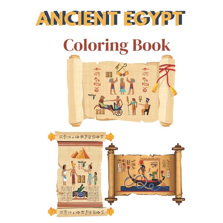 ancient egypt coloring book pages