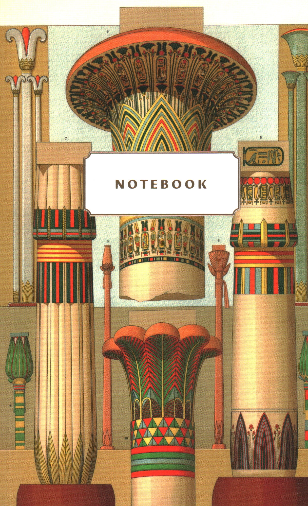 Ancient Egypt Columns-Albert Racinet : Small Bullet Journal (General ...