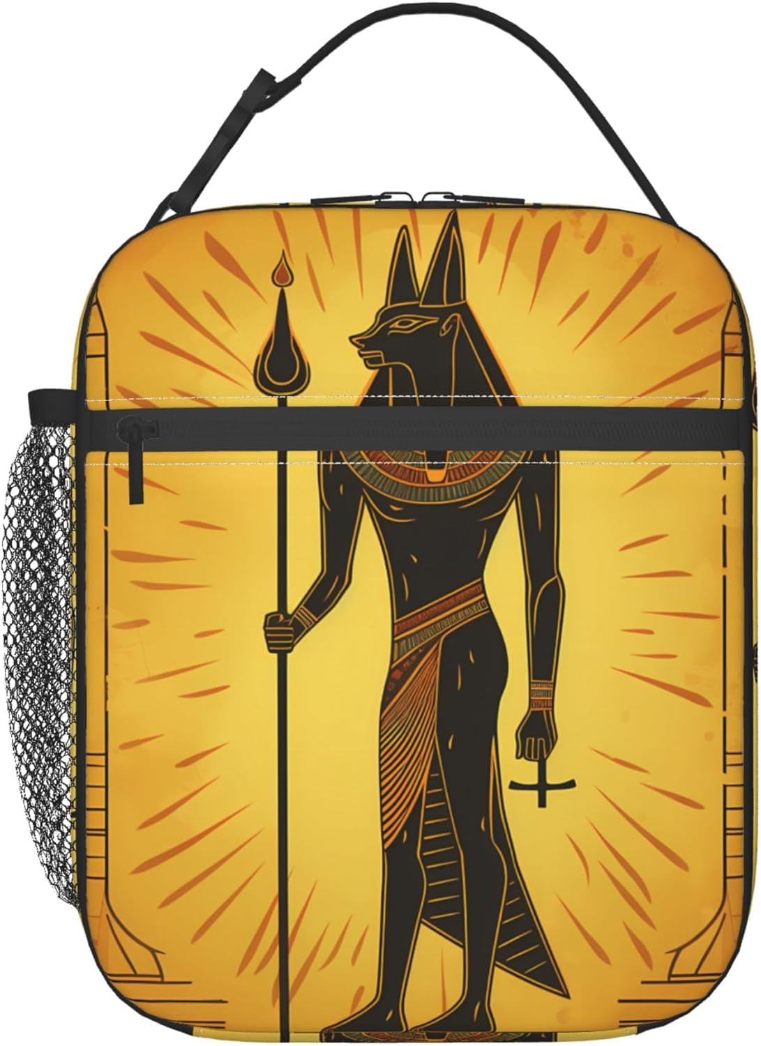 Ancient Egypt Hieroglyph Luncha Bag Ethnic Lunch Box for Women Men ...