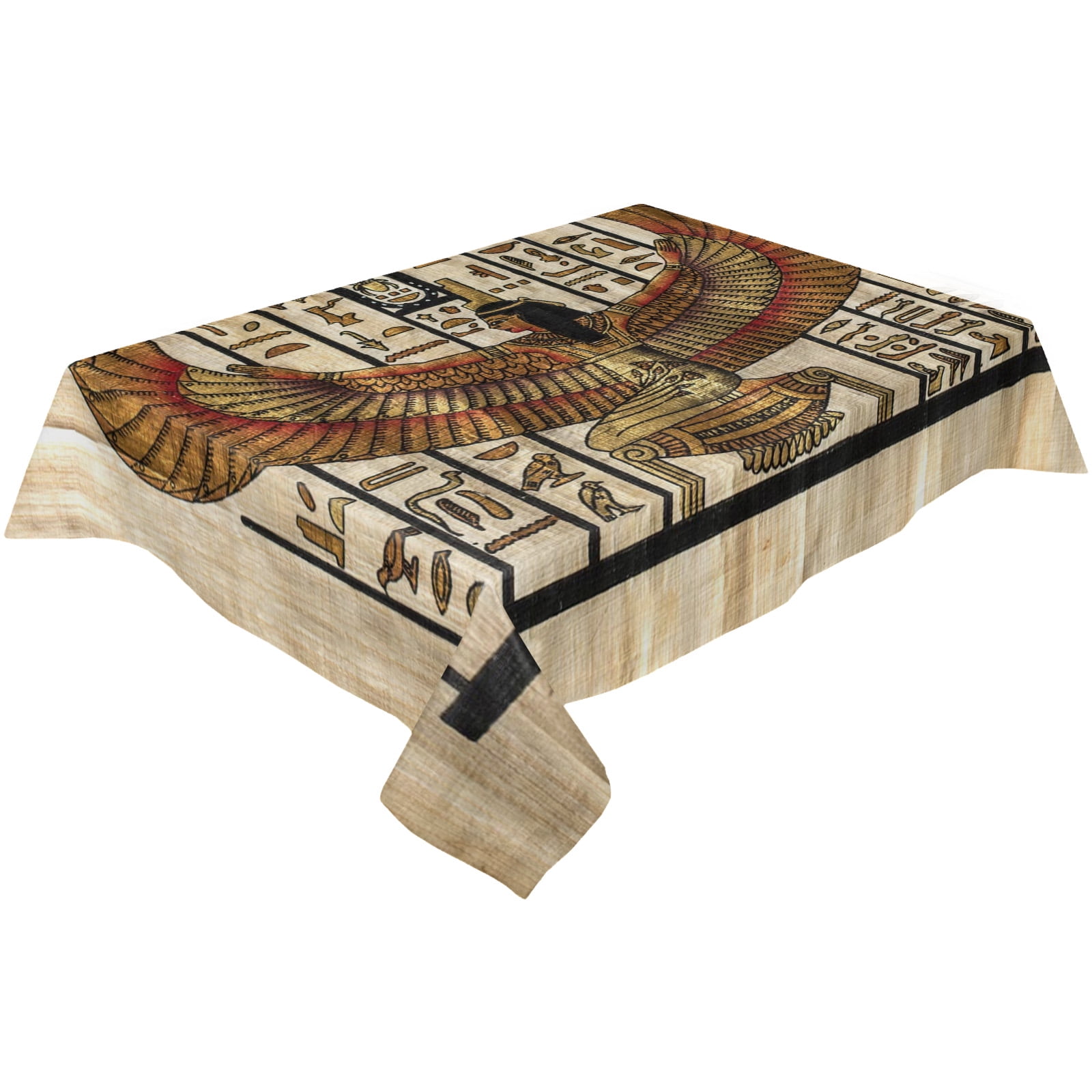 Ancient Egypt Hieroglyphs Retro Style Waterproof Tablecloth Wedding ...