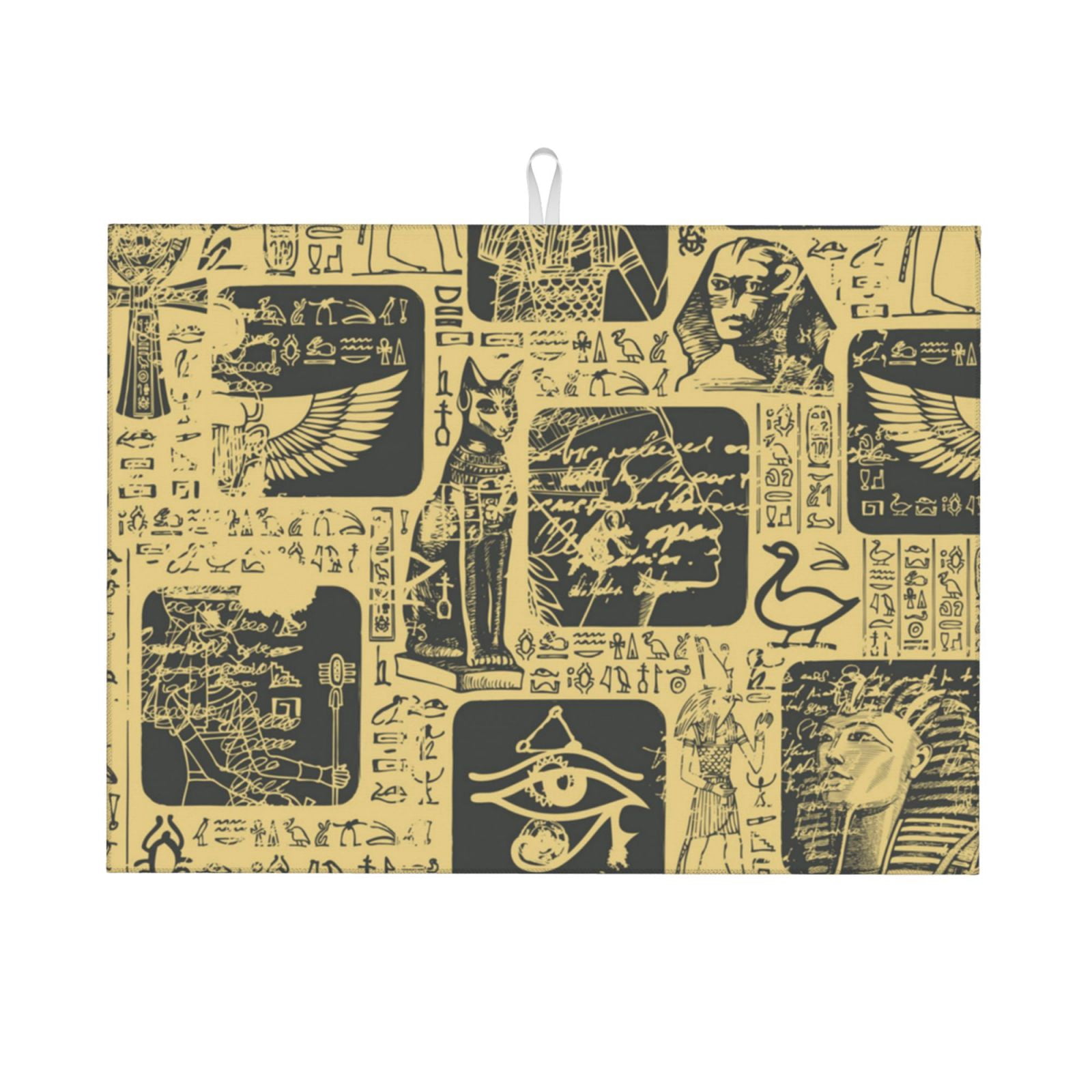 Ancient Egypt Large Kitchen Drying Mat 18x24 Inch Ultra Absorbent Dish ...