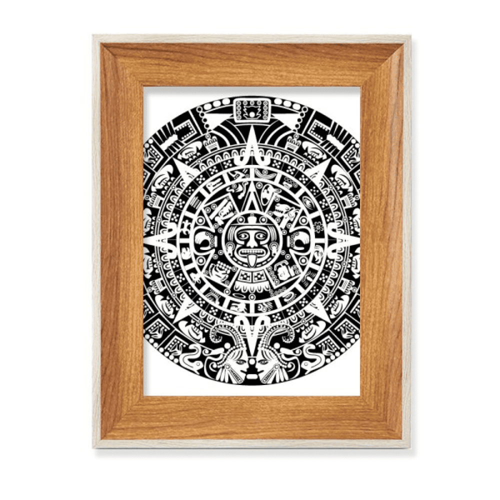Ancient Egypt Pattern Art Outline Desktop Wooden Photo Frame Display ...