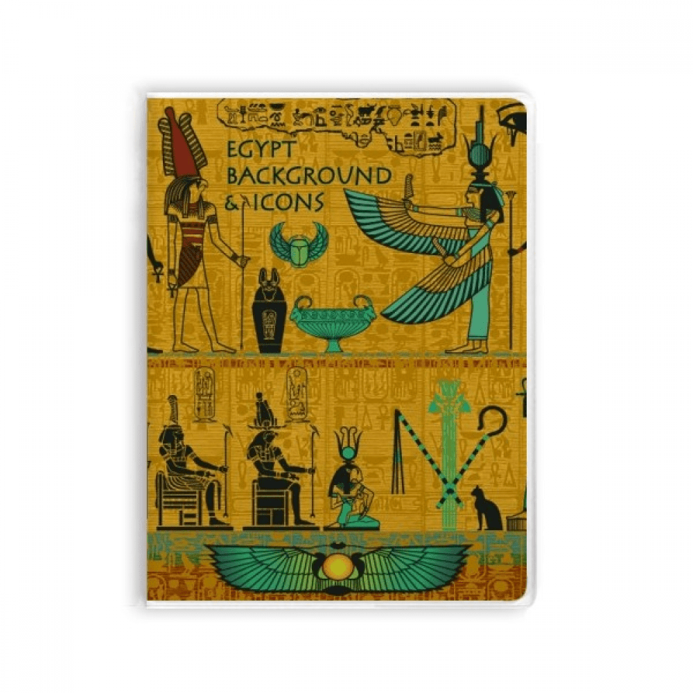 Ancient Egypt Pharaoh Art Pattern Notebook Gum Cover Diary Soft Cover ...