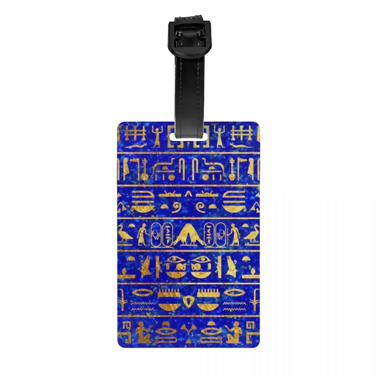 Ancient Egypt Pharaoh Murals Luggage Tags Custom Egyptian Hieroglyphs ...