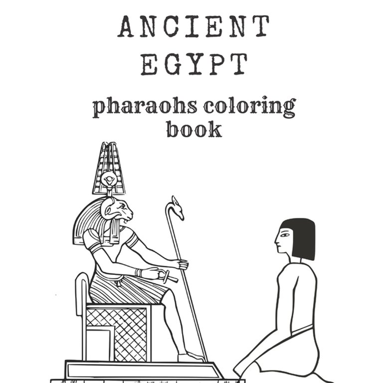 coloring book of ancient egypt