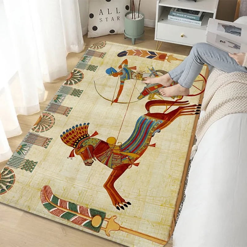 Ancient Egypt Print Hallway Carpet Nordic Style Non-slip Home Doormat ...
