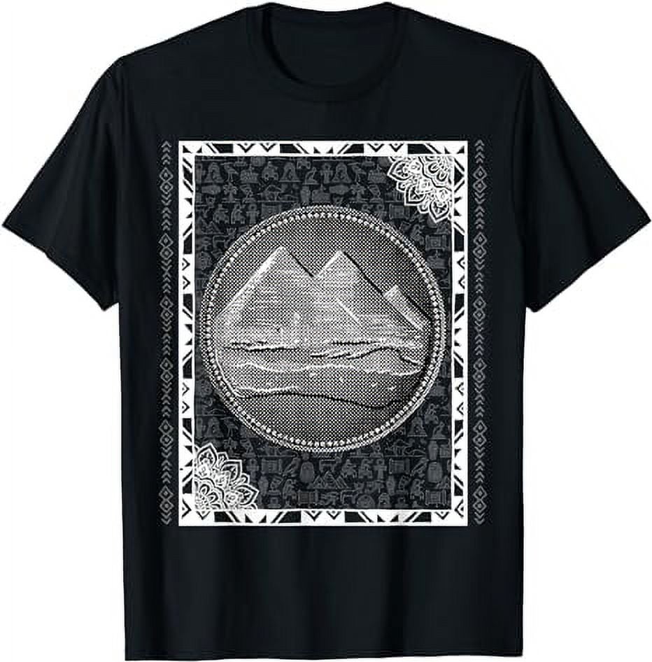 Ancient Egypt Pyramid Egyptian African Kemet Design T-Shirt - Walmart.com
