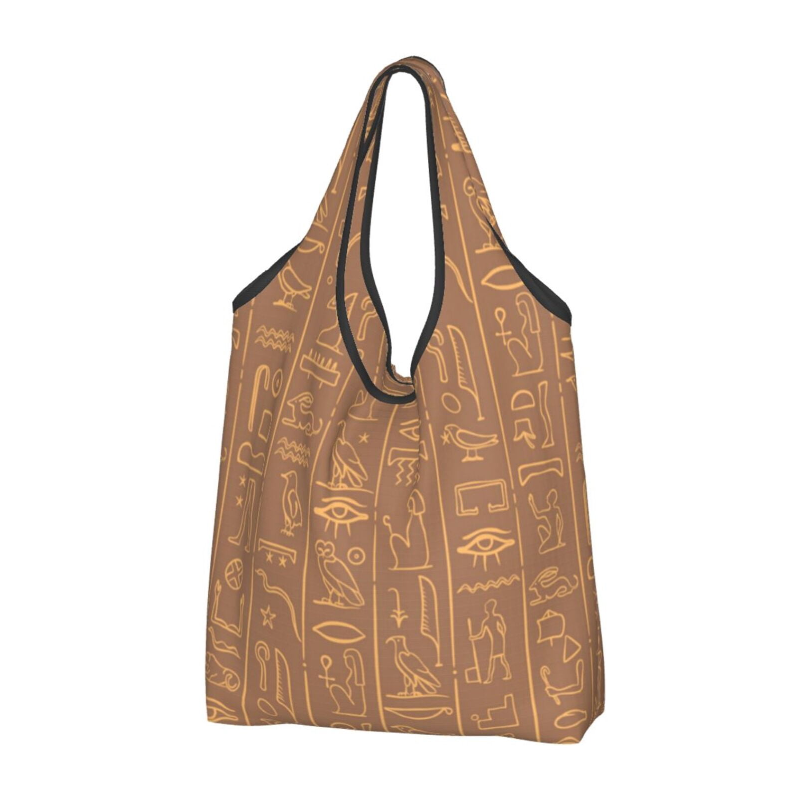 Ancient Egypt Vintage Reusable Grocery Bags Shopping Totes Foldable ...