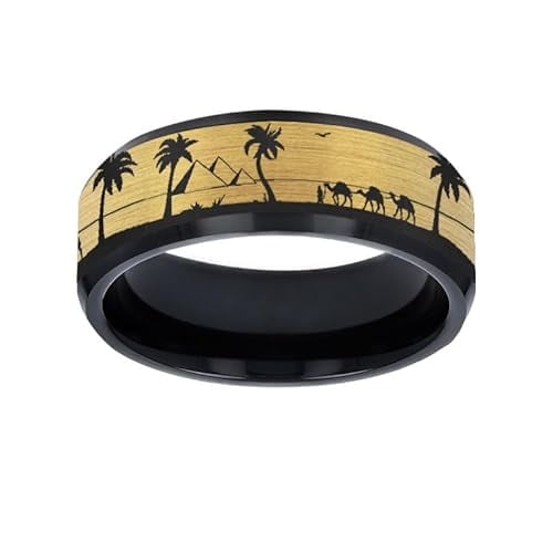 Ancient Egypt Wedding Band Hieroglyphics Wedding Ring Egypt Symbol ...